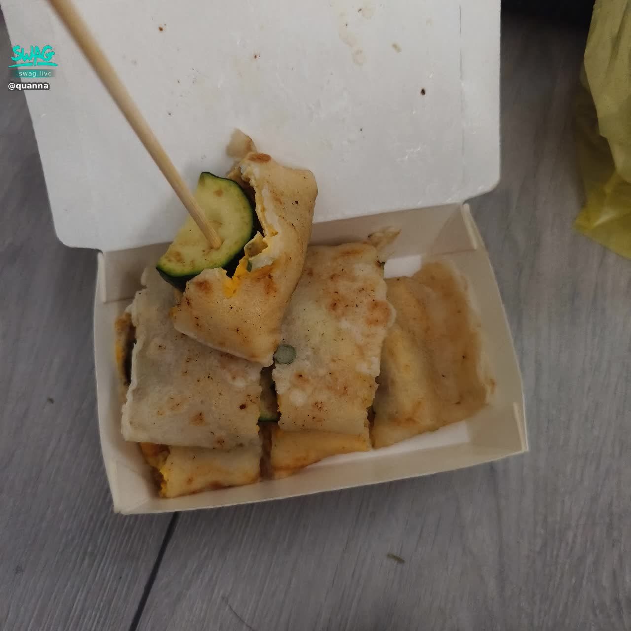早餐有節瓜可以吃好幸福 Swag